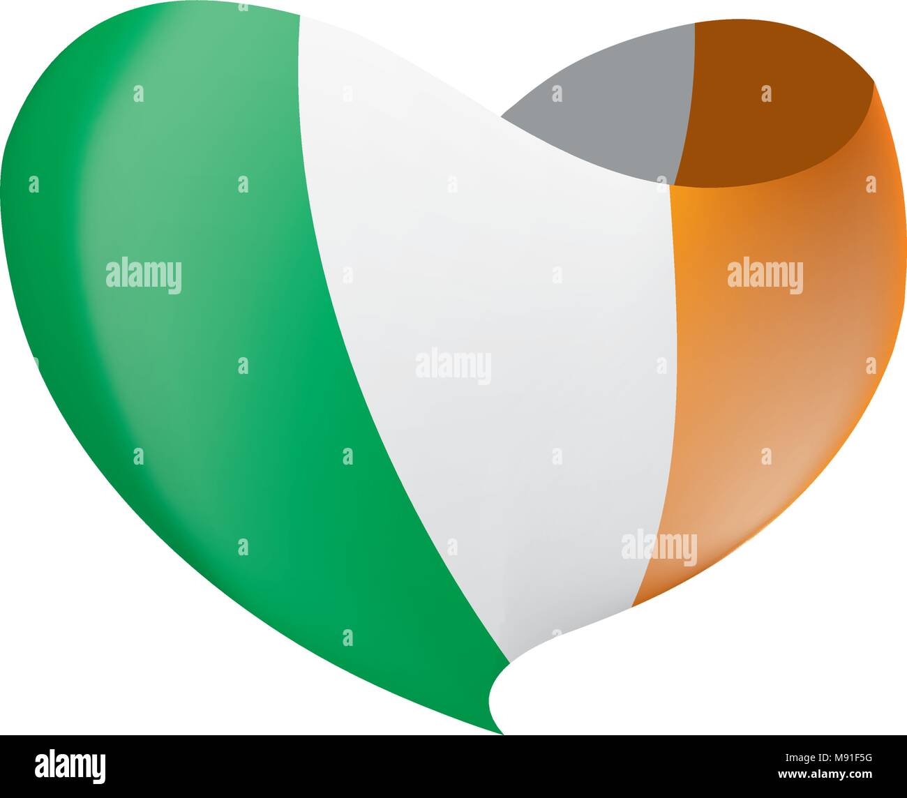 Ireland flag, vector illustration Stock Vector Image & Art - Alamy