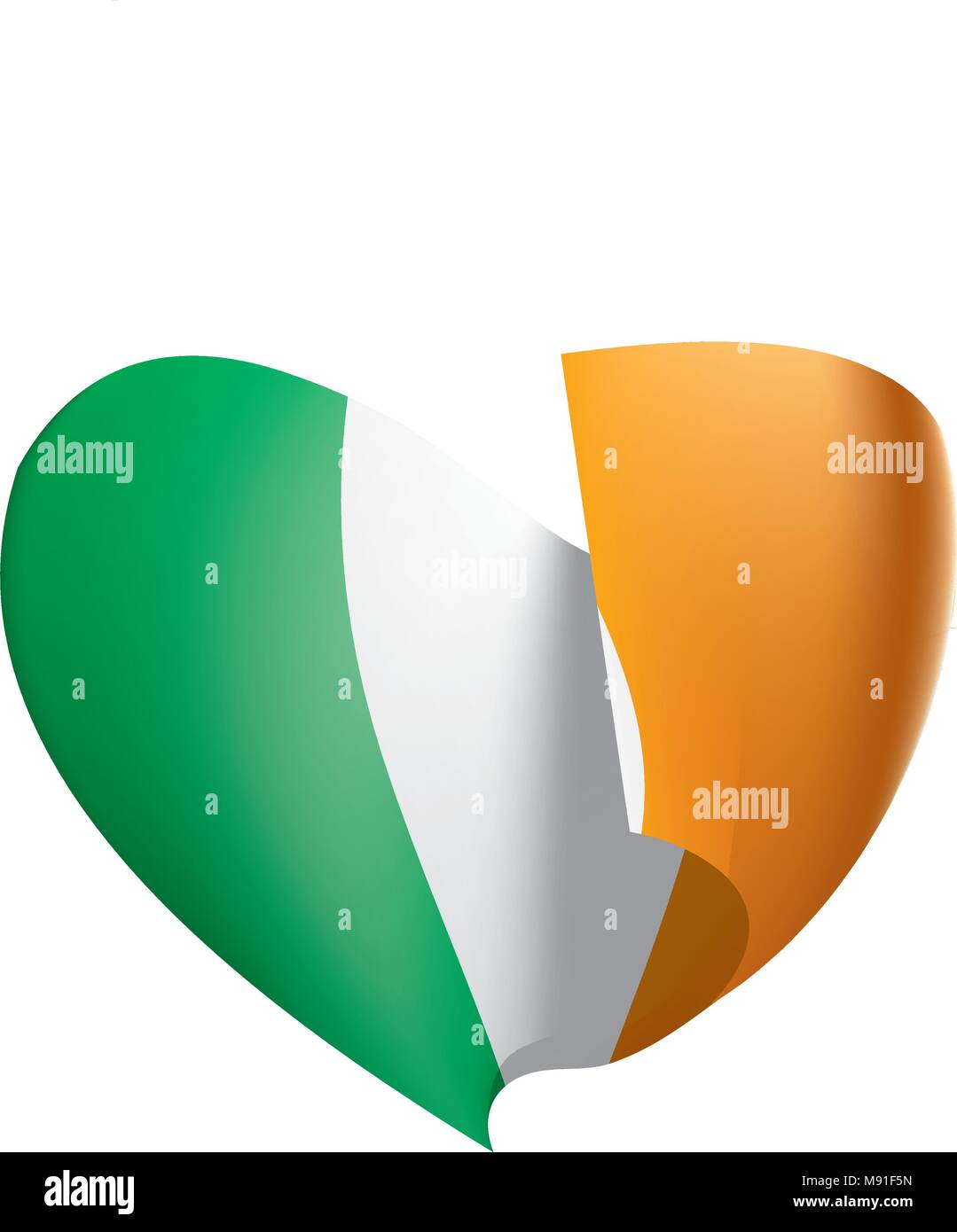 Ireland flag, vector illustration Stock Vector Image & Art - Alamy