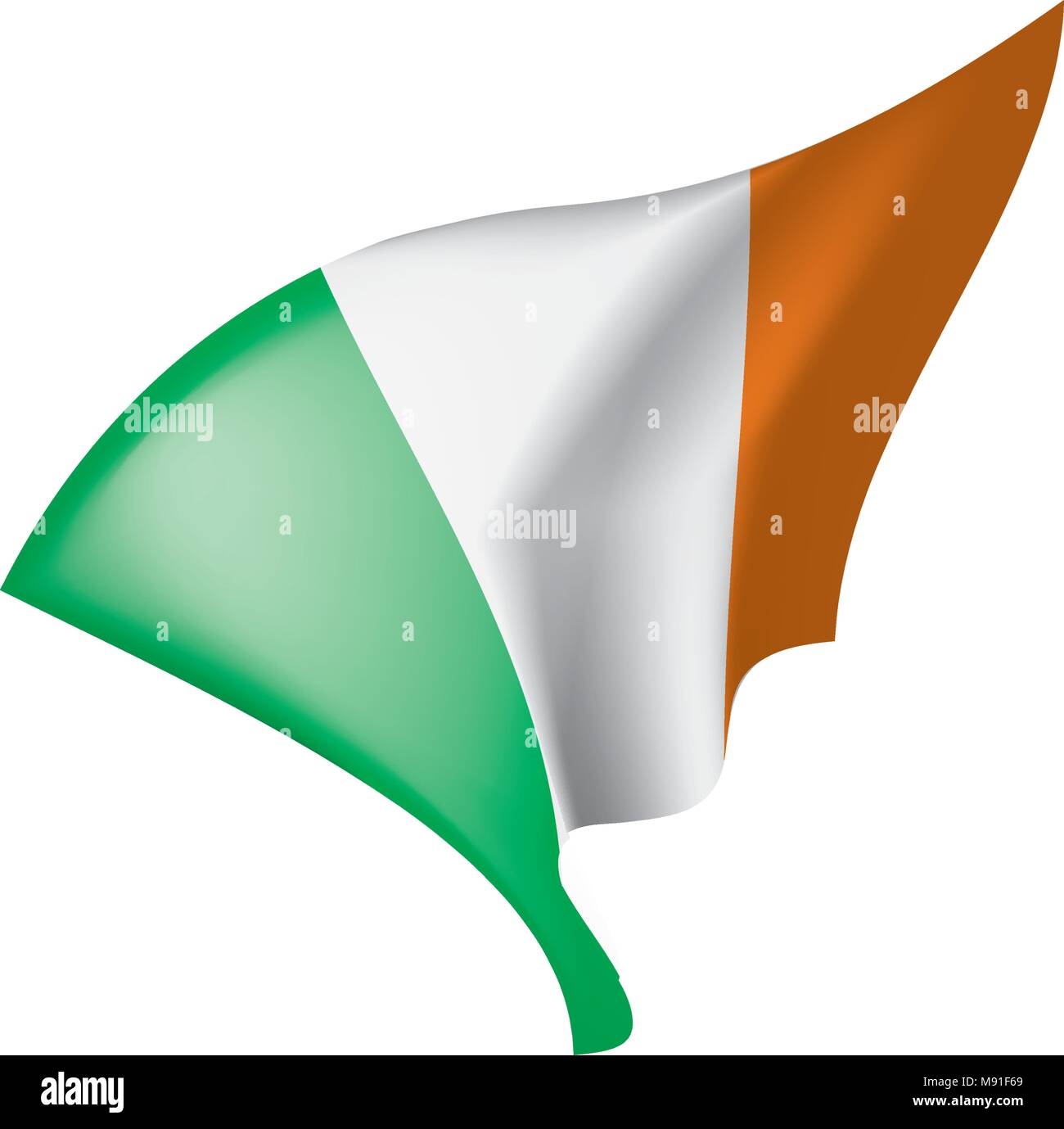 Ireland flag, vector illustration Stock Vector Image & Art - Alamy