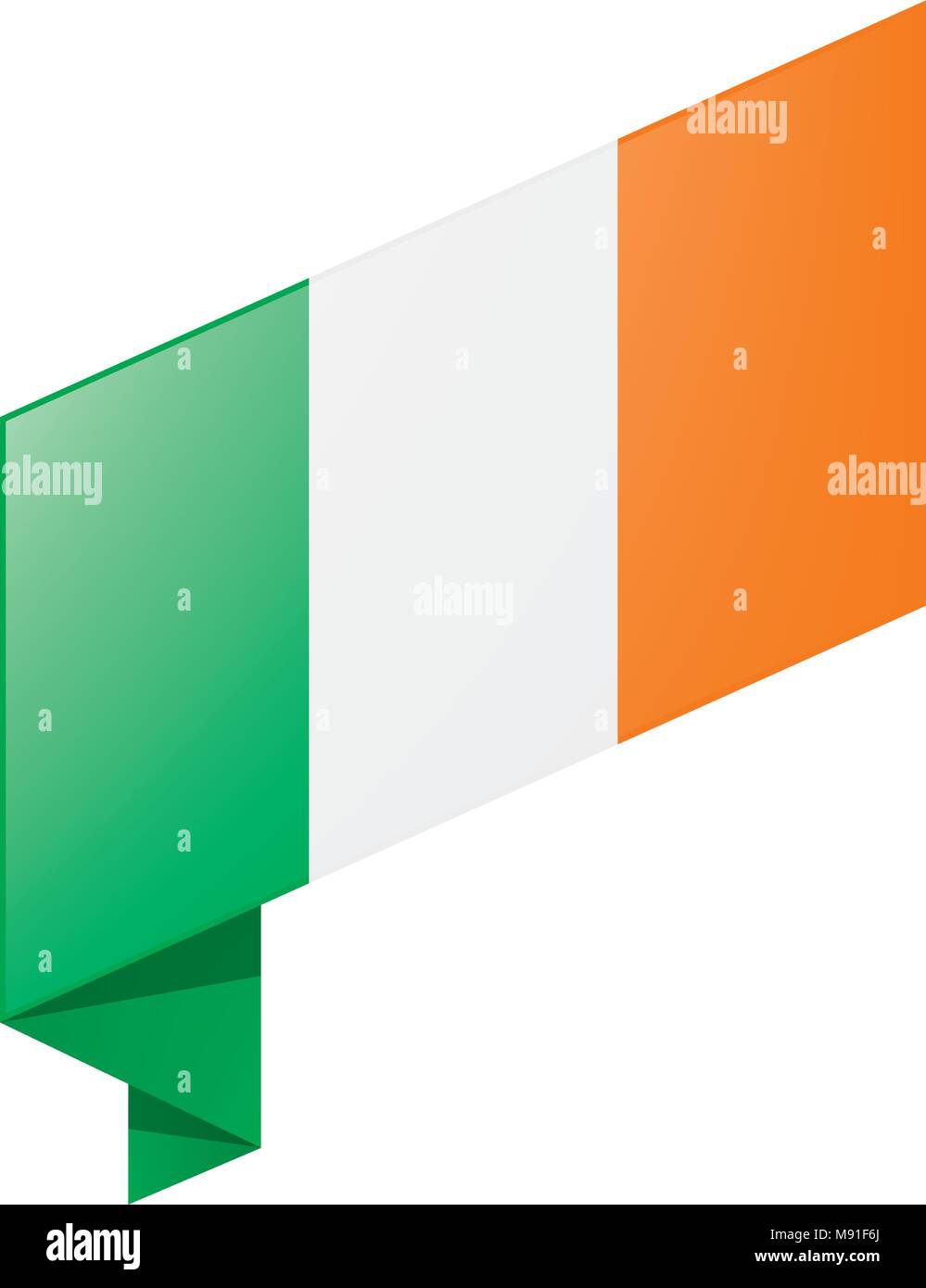 Ireland flag, vector illustration Stock Vector Image & Art - Alamy