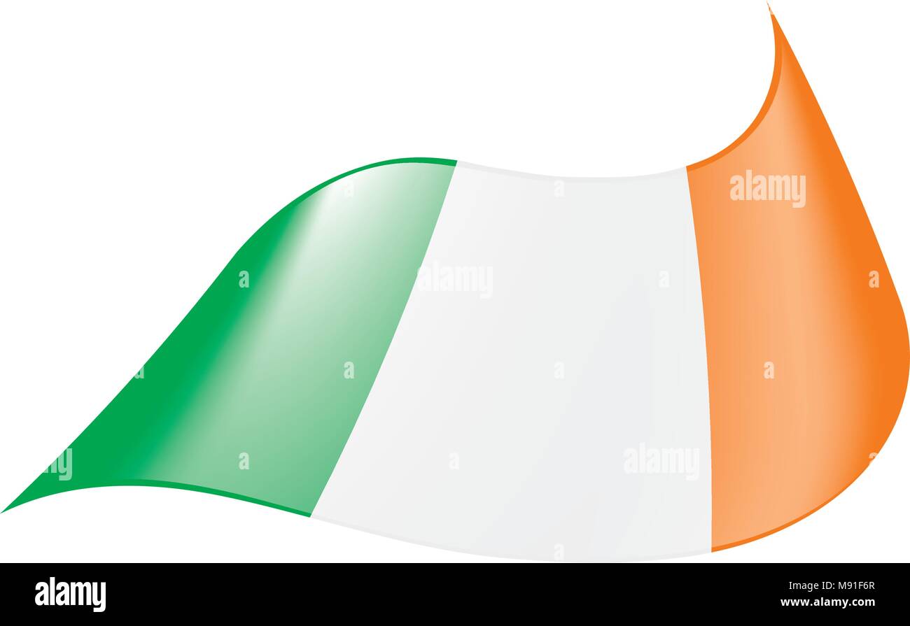 Ireland flag, vector illustration Stock Vector Image & Art - Alamy