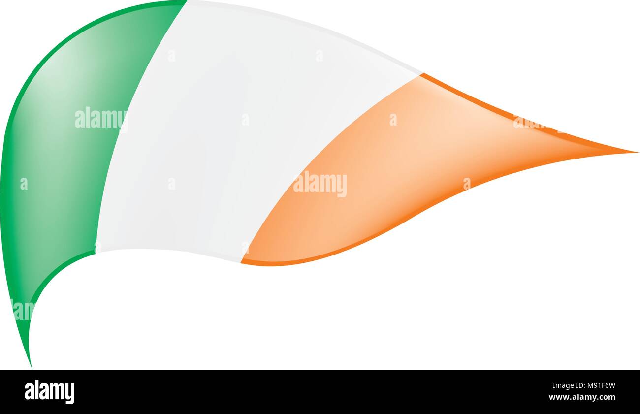 Ireland flag, vector illustration Stock Vector Image & Art - Alamy