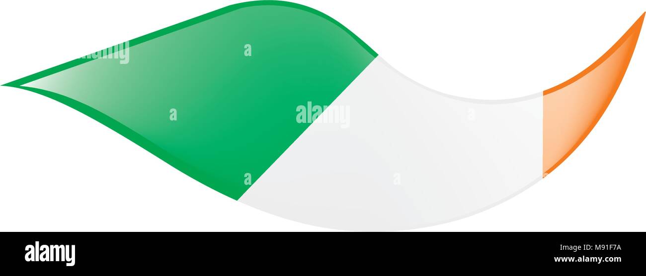Ireland flag, vector illustration Stock Vector Image & Art - Alamy