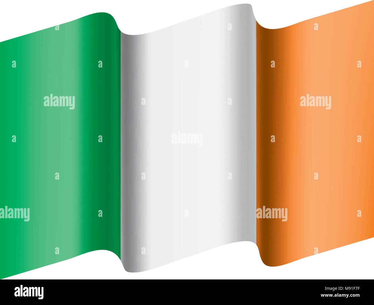 Ireland flag, vector illustration Stock Vector Image & Art - Alamy