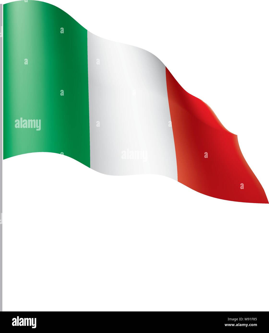 Italy flag, vector illustration Stock Vector Image & Art - Alamy