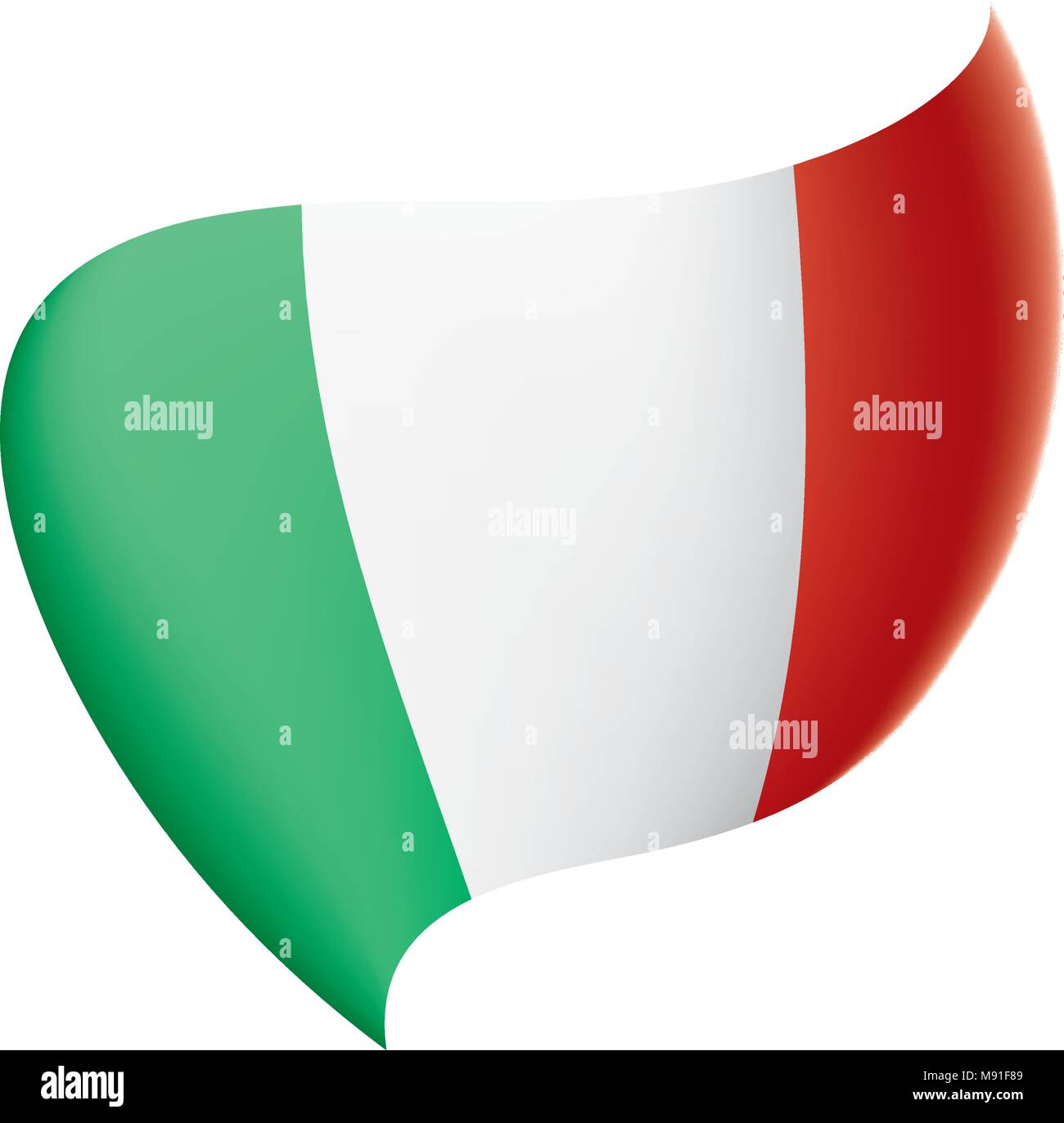 Italy flag, vector illustration Stock Vector Image & Art - Alamy