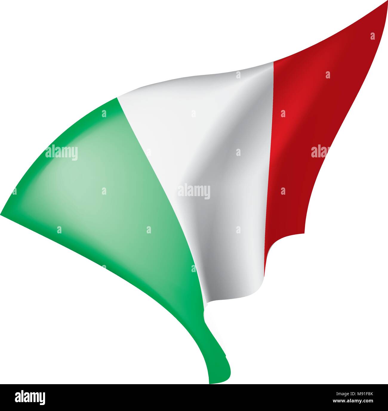 Italy flag, vector illustration Stock Vector Image & Art - Alamy