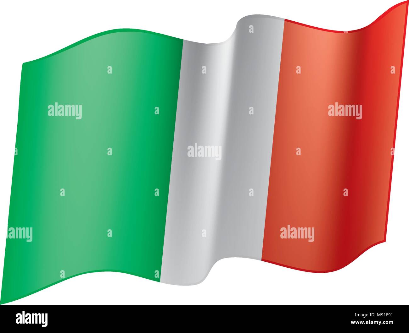 Italy flag, vector illustration Stock Vector Image & Art - Alamy