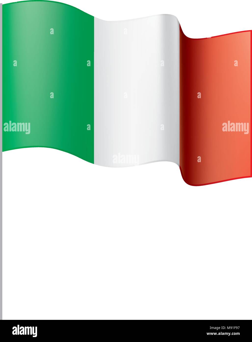 Italy flag, vector illustration Stock Vector Image & Art - Alamy
