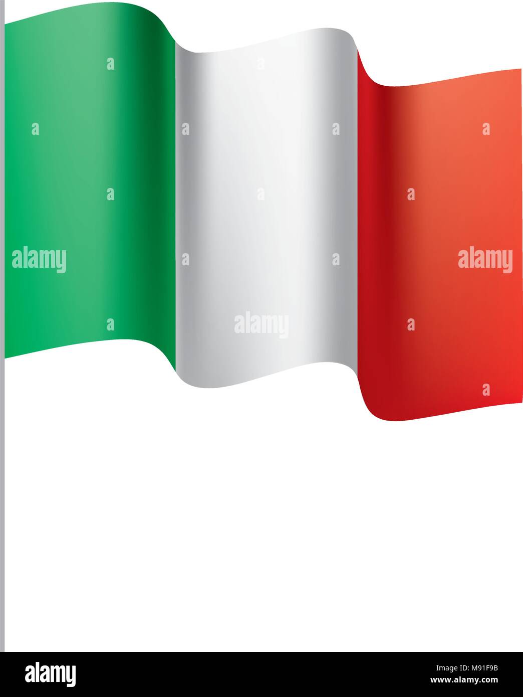 Italy flag, vector illustration Stock Vector Image & Art - Alamy