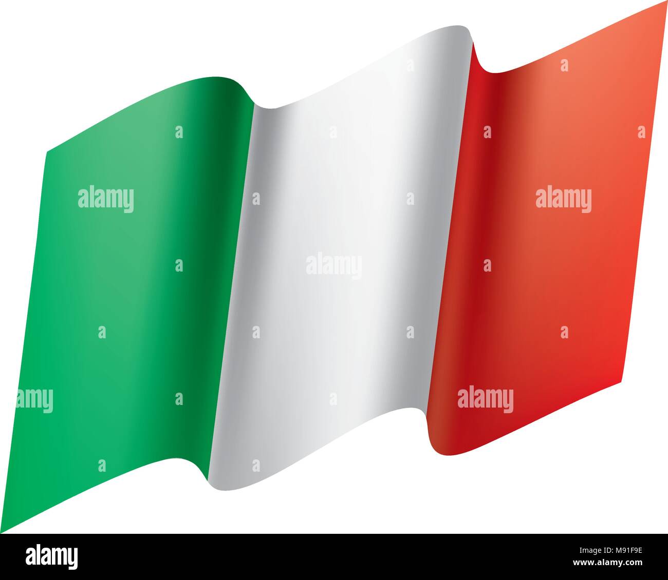 Italy flag, vector illustration Stock Vector Image & Art - Alamy