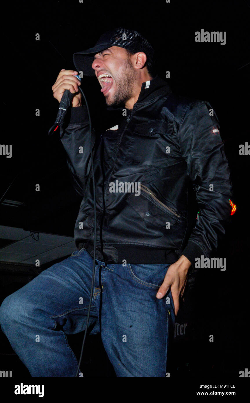 Jason Cruz of Strung Out performing on the Jagermeister Music Tour ...