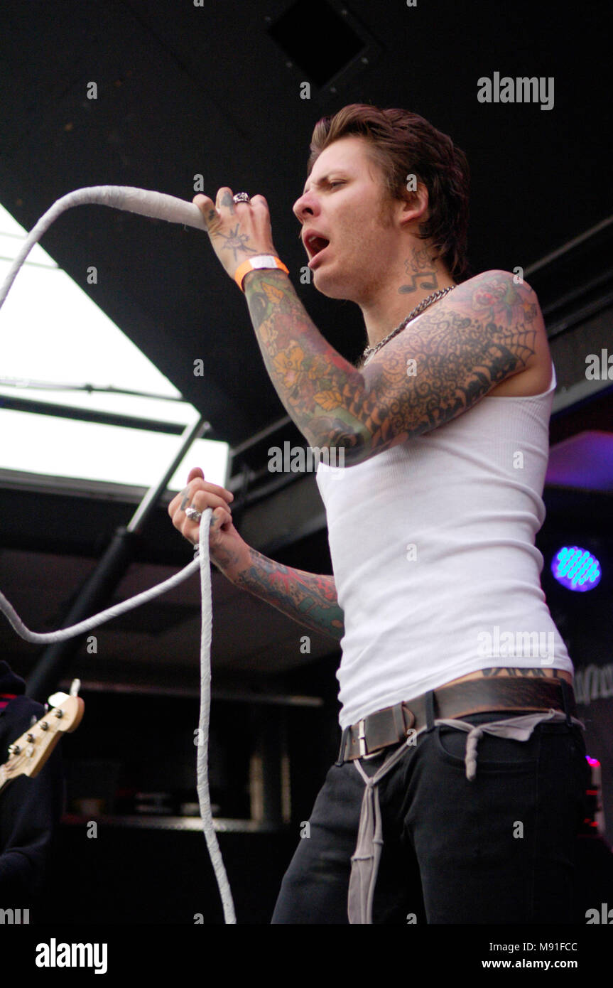 Gene Louis of Bullets & Octane performing on the Jagermeister Music ...