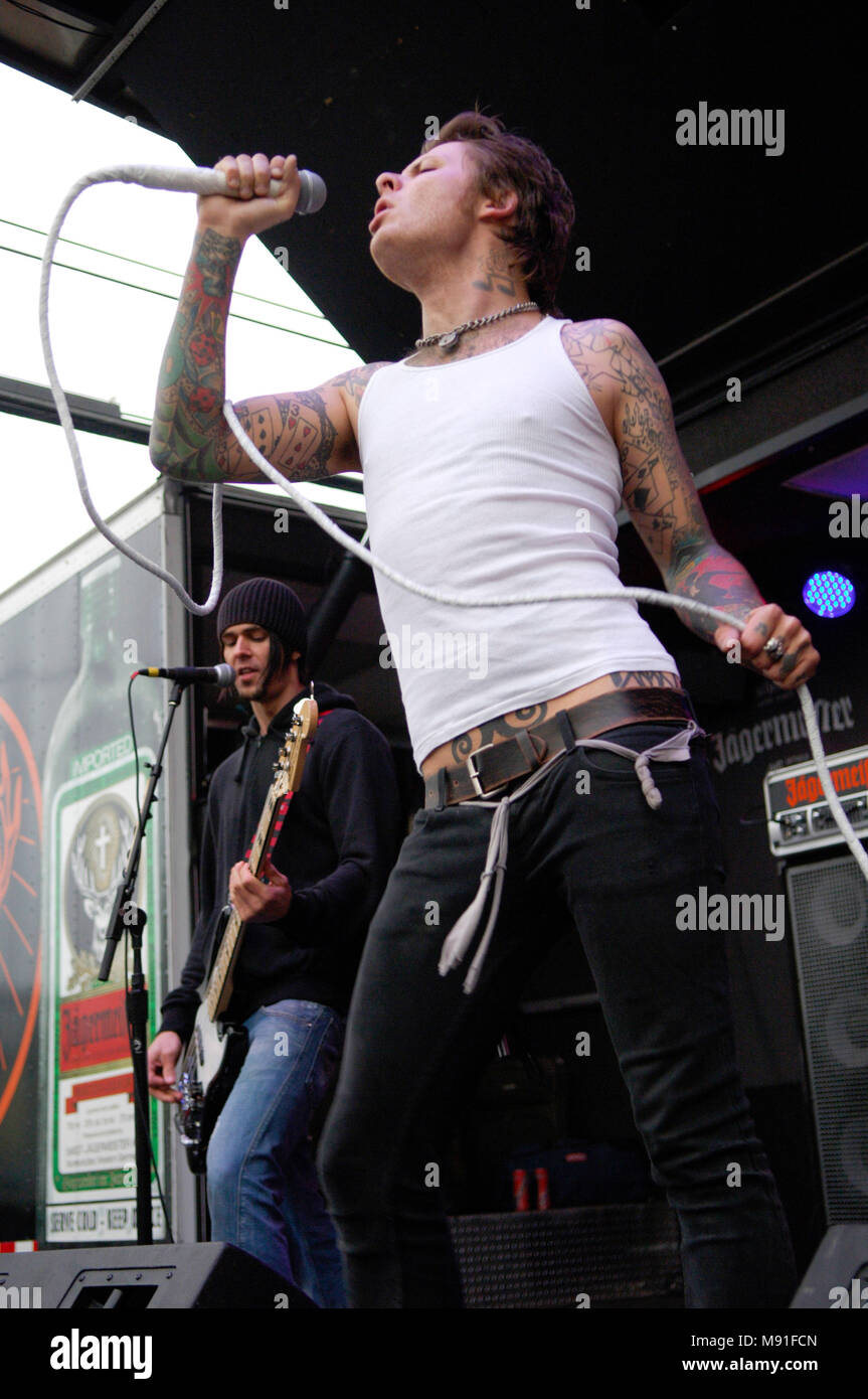 Gene Louis of Bullets & Octane performing on the Jagermeister Music ...