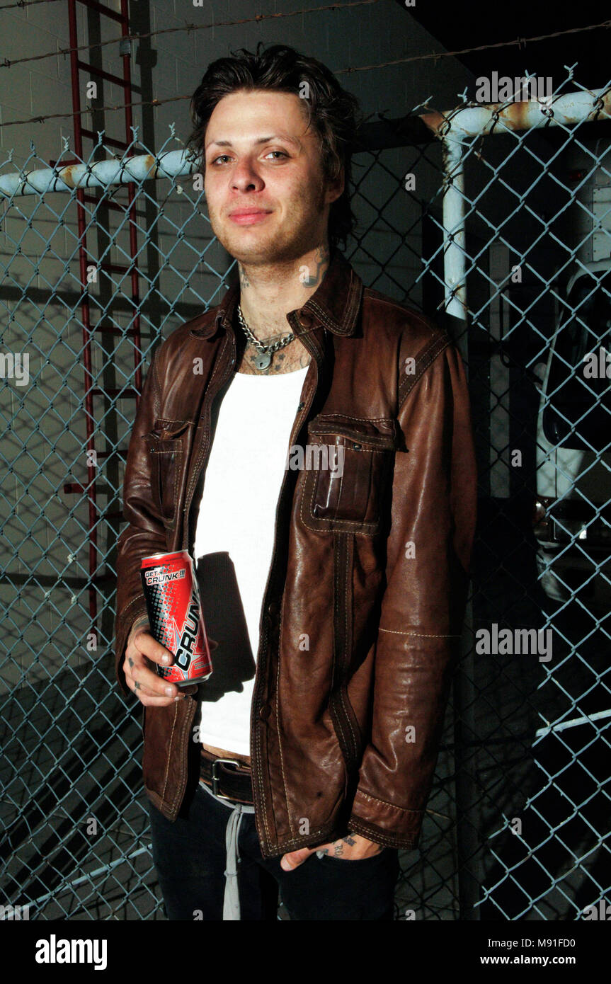 Gene Louis of Bullets & Octane backstage at the Nine Star Holiday ...