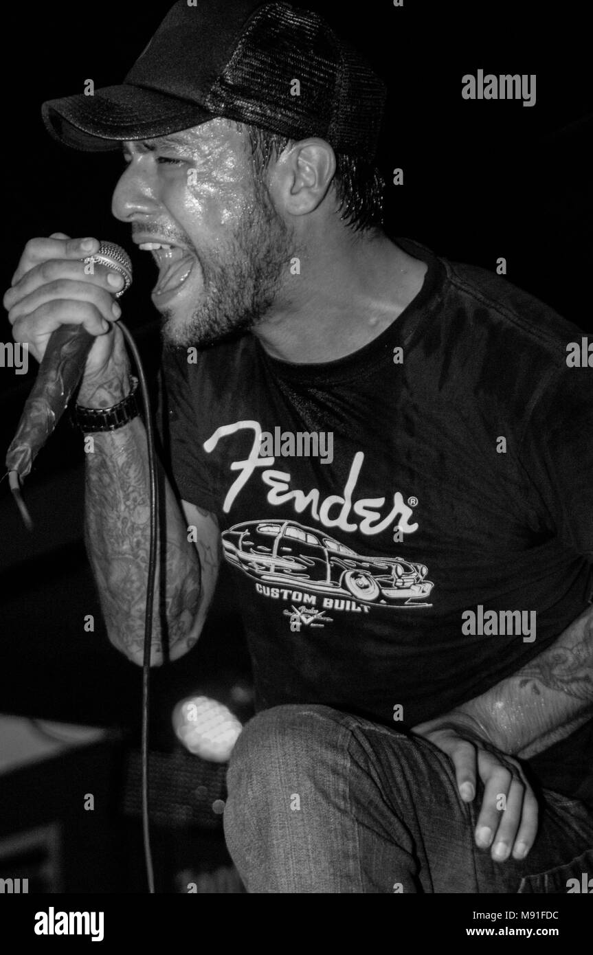 Jason Cruz of Strung Out performing on the Jagermeister Music Tour ...