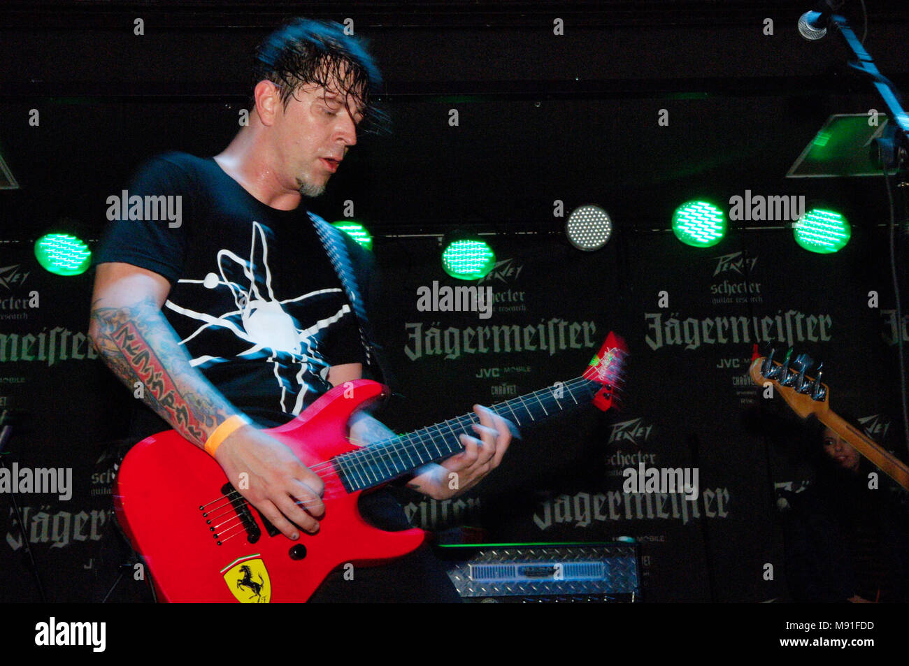 Jake Kiley of Strung Out performing on the Jagermeister Music Tour ...