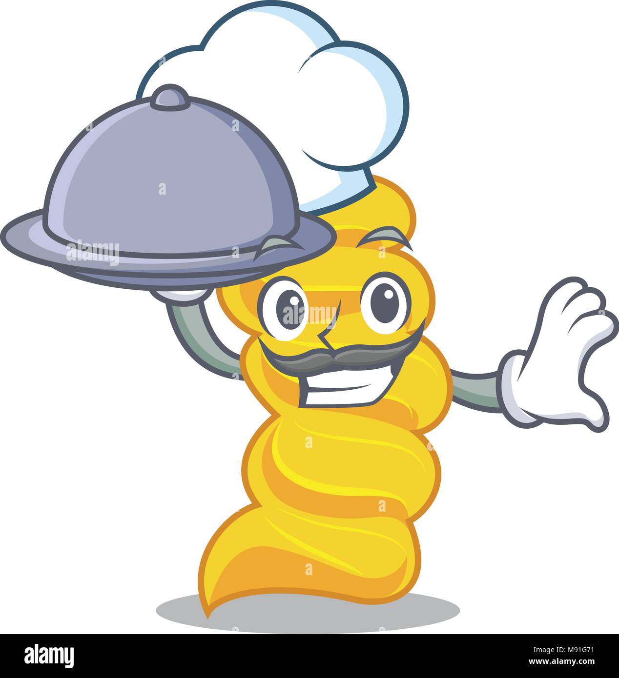 Funny italian chef pasta Stock Vector Images - Alamy