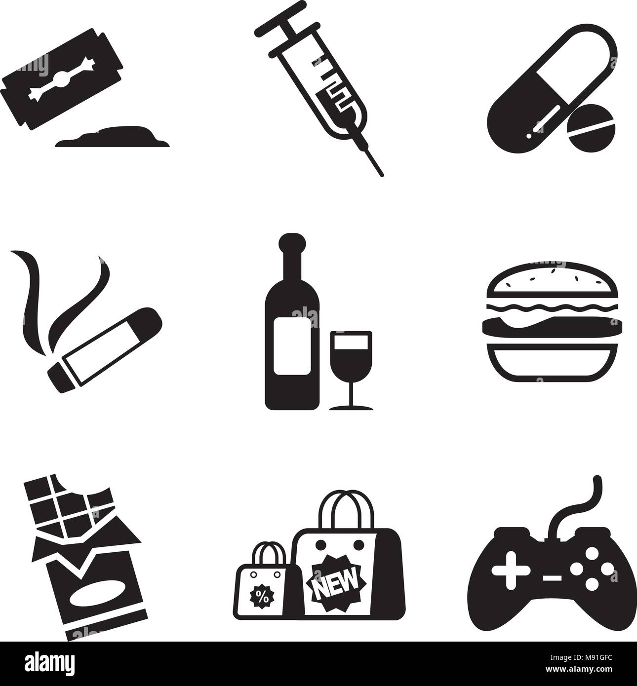 Controller drug Stock Vector Images - Alamy