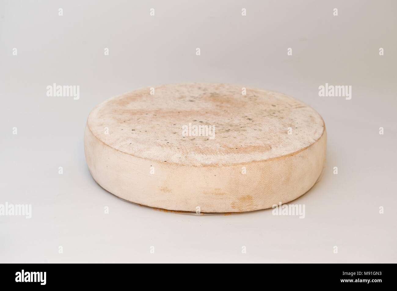 Morbier stinky french cheese from dairy cattle Stock Photo - Alamy