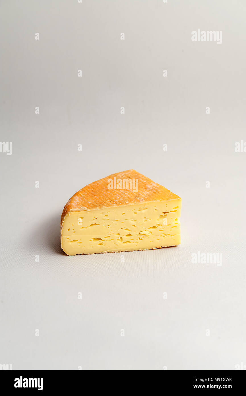 Durrus is a washed rind cow's milk cheese from Ireland Stock Photo - Alamy