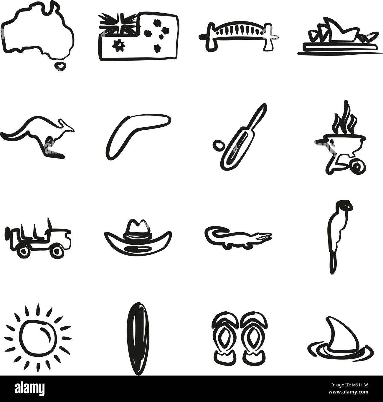 Simple flag icons australia hi-res stock photography and images - Alamy