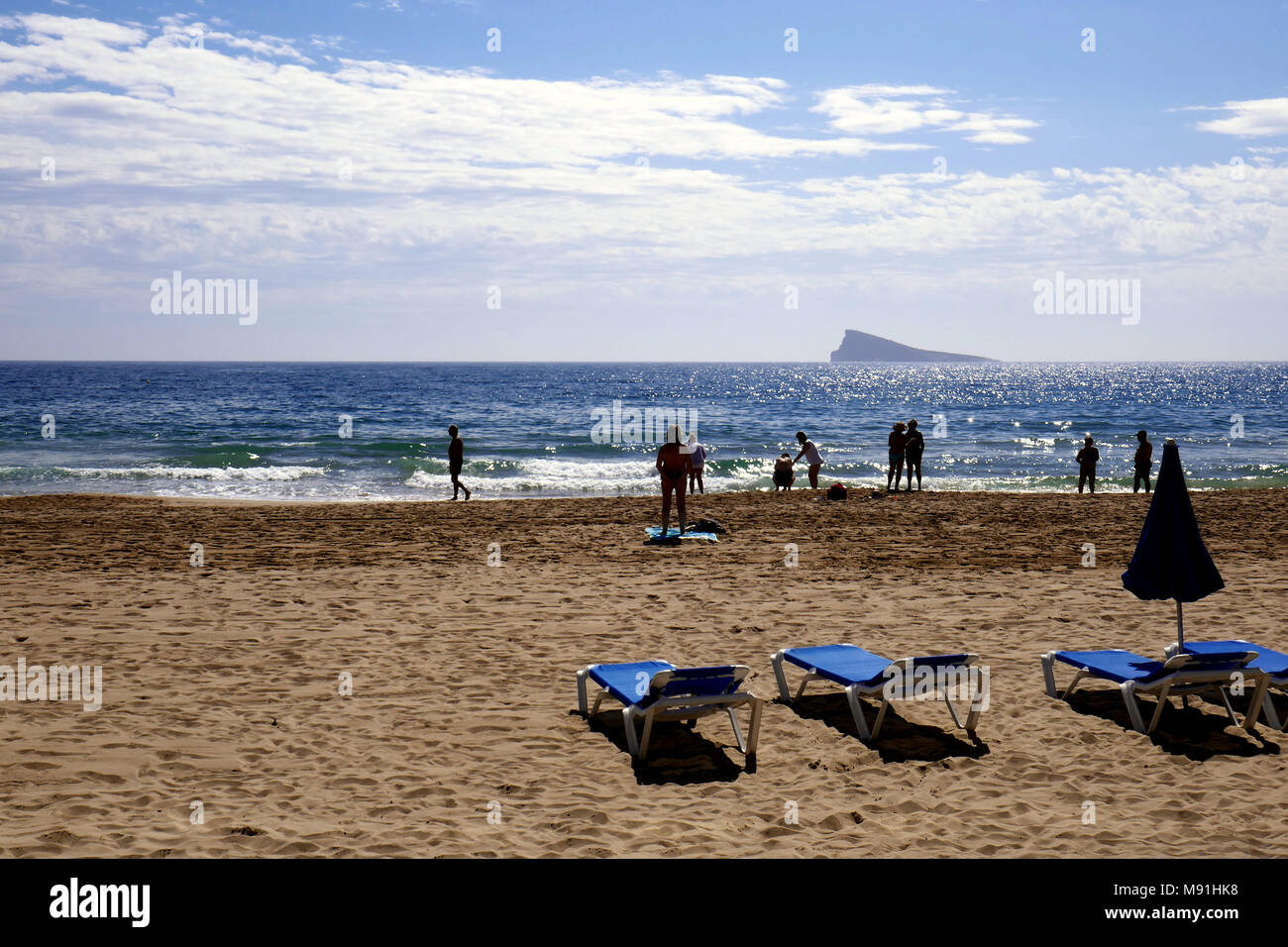 Benidorm silhouette hi-res stock photography and images - Alamy