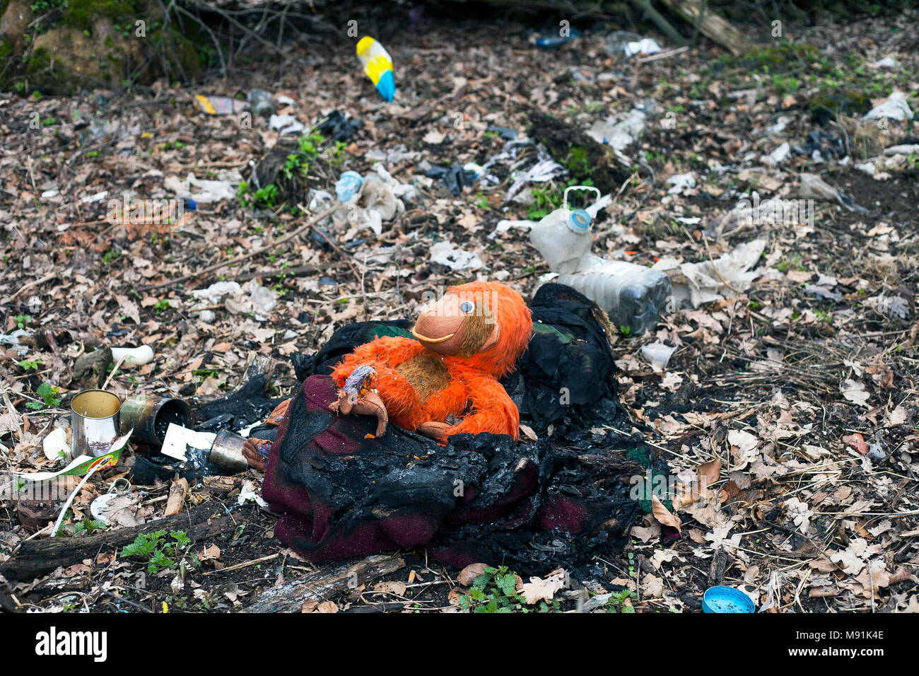 Burned garbage hi-res stock photography and images - Alamy