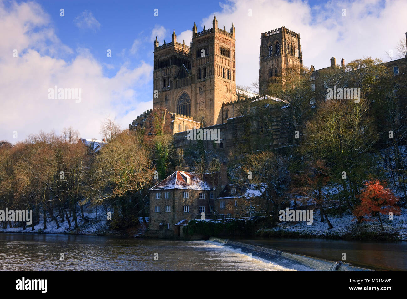 Durham Cathedral Snow Winter High Resolution Stock Photography and ...