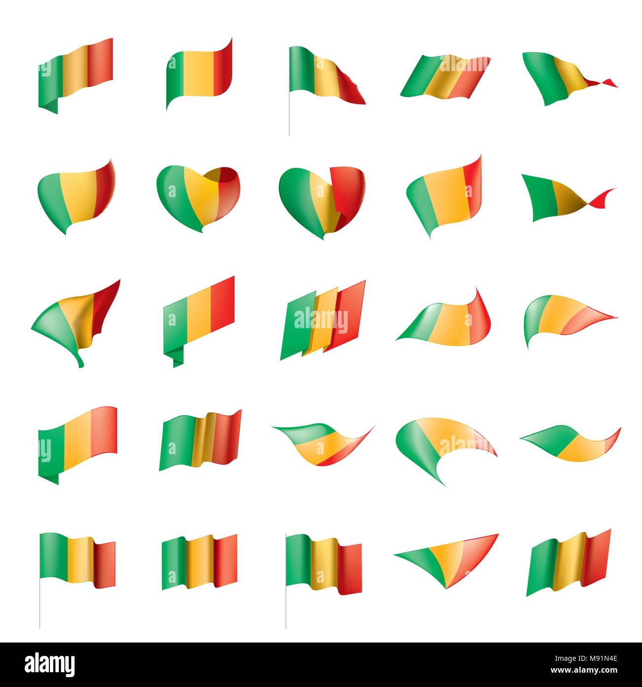 Mali flag. Vector Stock Vector Image & Art - Alamy