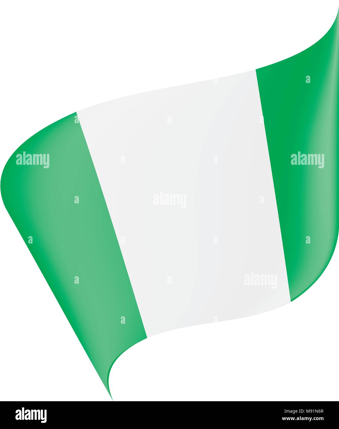 Nigeria flag, vector illustration Stock Vector Image & Art - Alamy