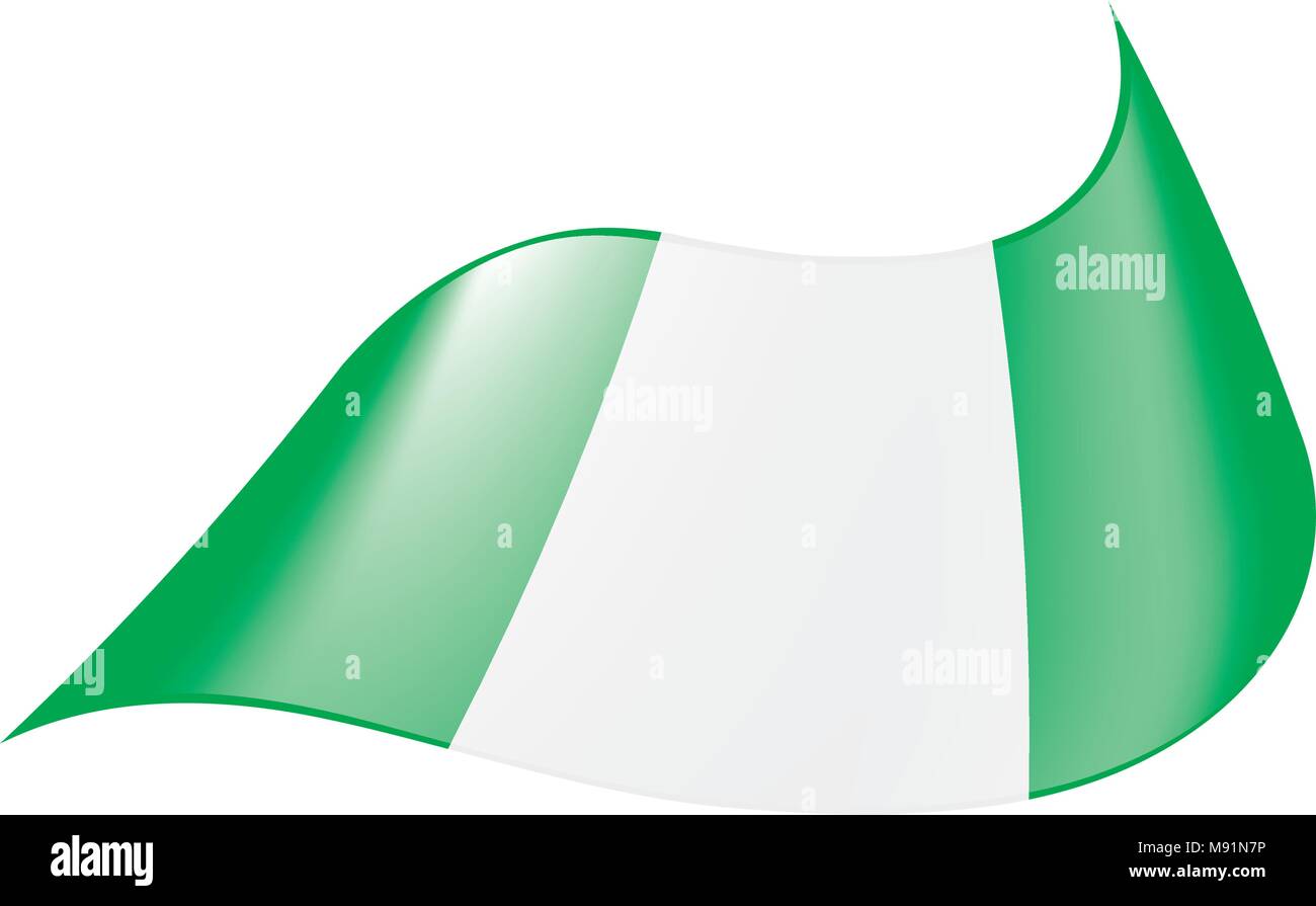 Nigeria flag, vector illustration Stock Vector Image & Art - Alamy