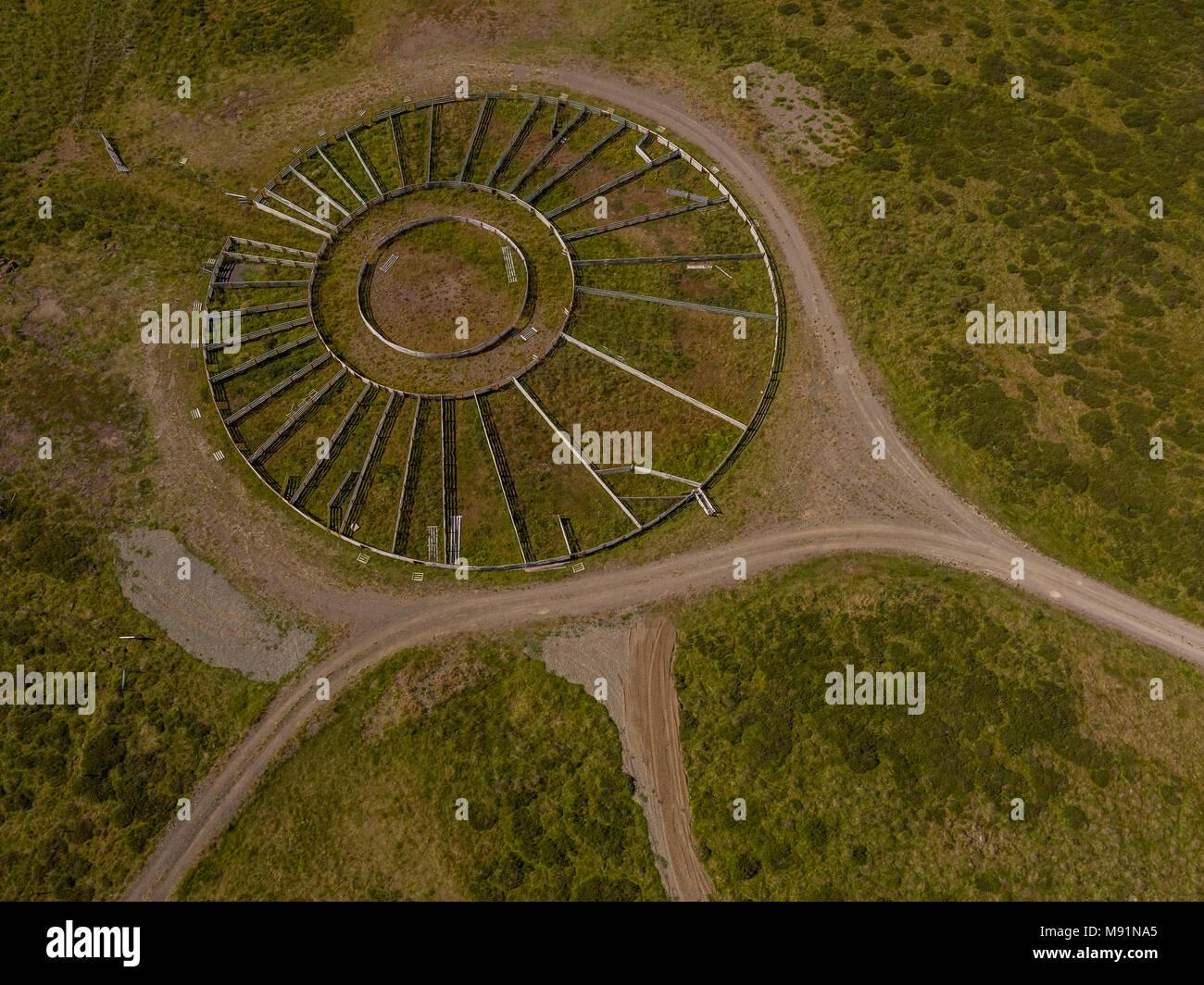 Empty sheep pen hi-res stock photography and images - Alamy