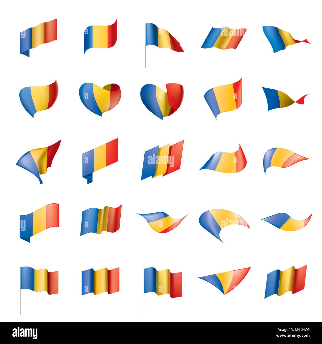 Chad flag, vector illustration Stock Vector Image & Art - Alamy