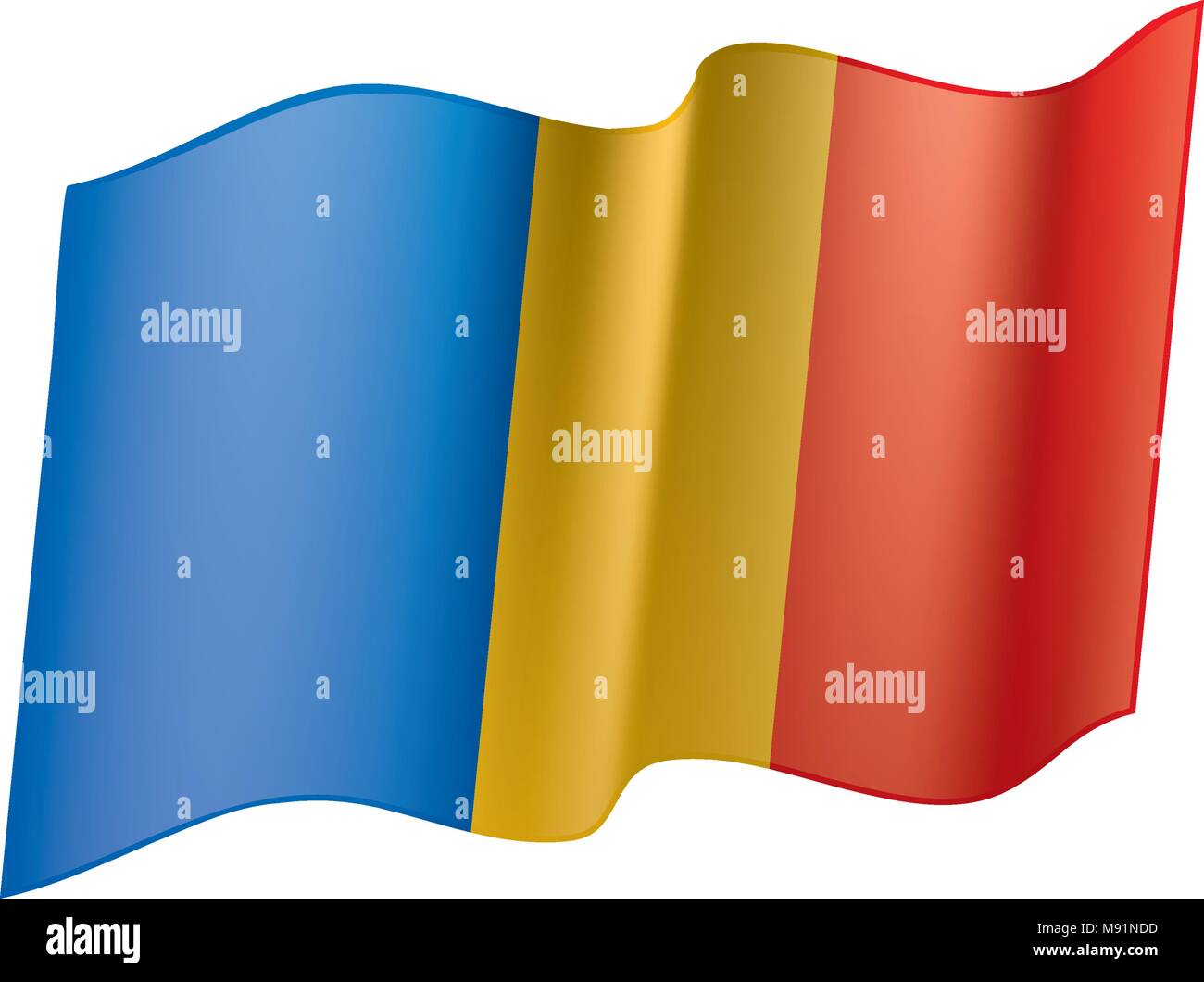 Chad flag, vector illustration Stock Vector Image & Art - Alamy