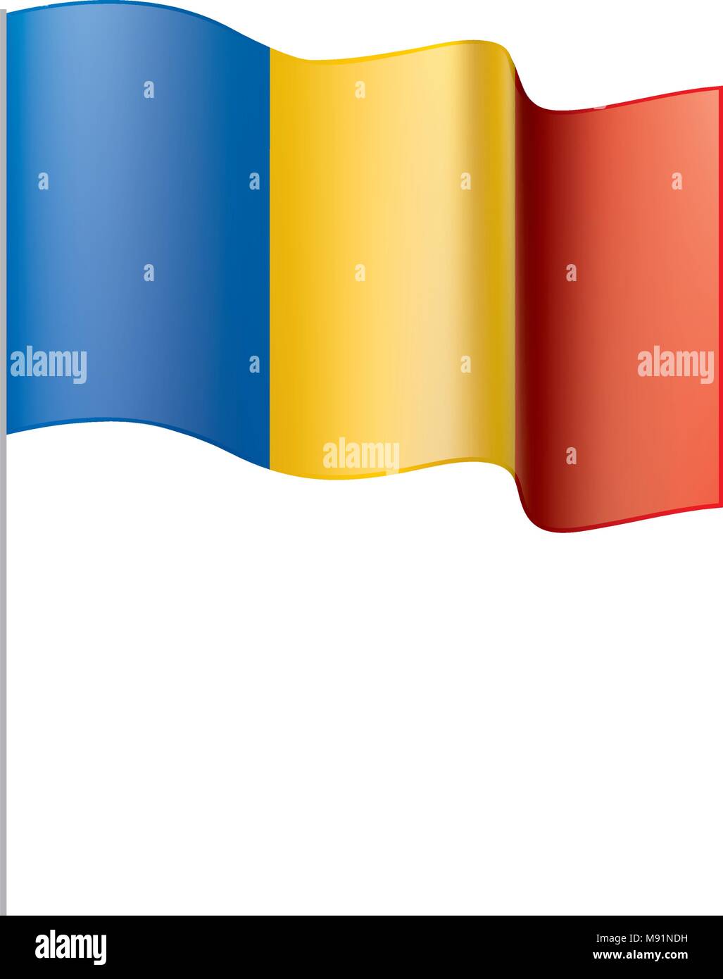 Chad flag, vector illustration Stock Vector Image & Art - Alamy