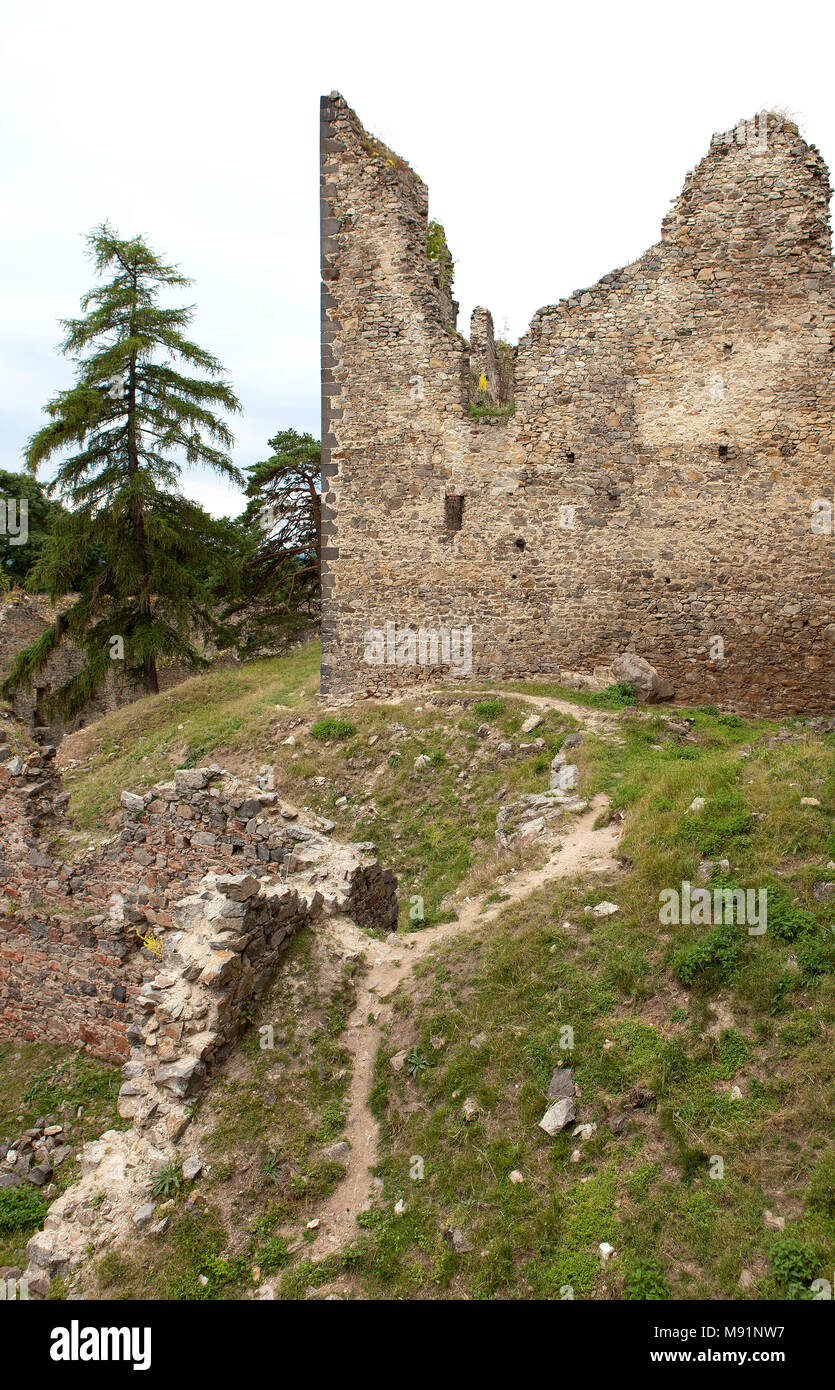 castle, Helfenburk, ruins Stock Photo - Alamy