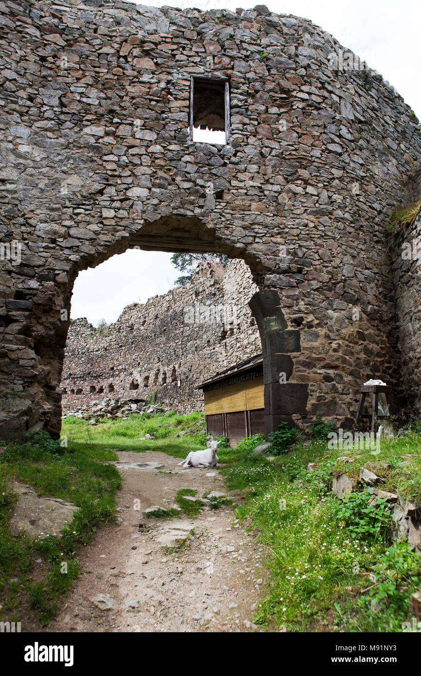 castle, Helfenburk, ruins Stock Photo - Alamy