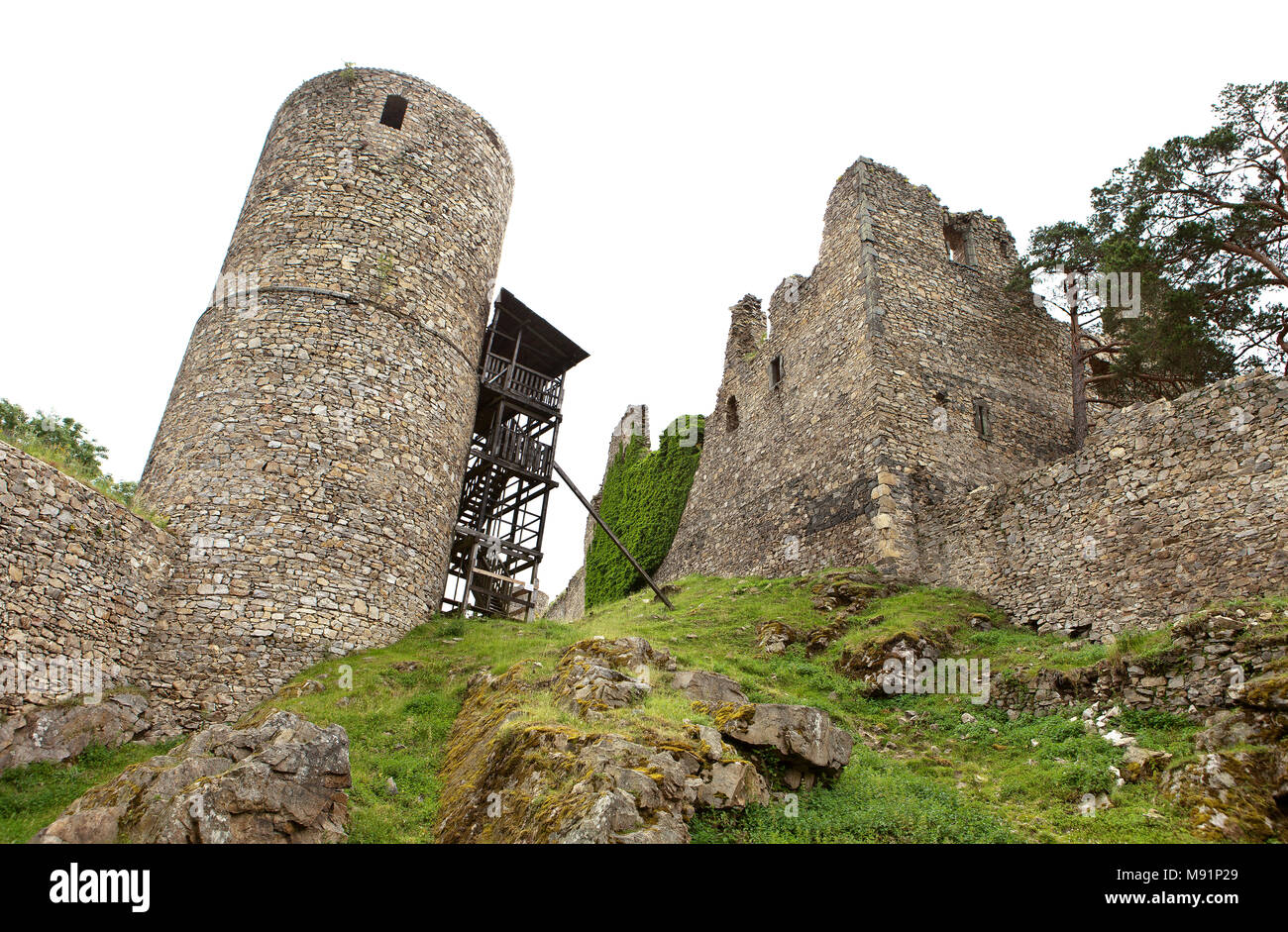 castle, Helfenburk, ruins Stock Photo - Alamy