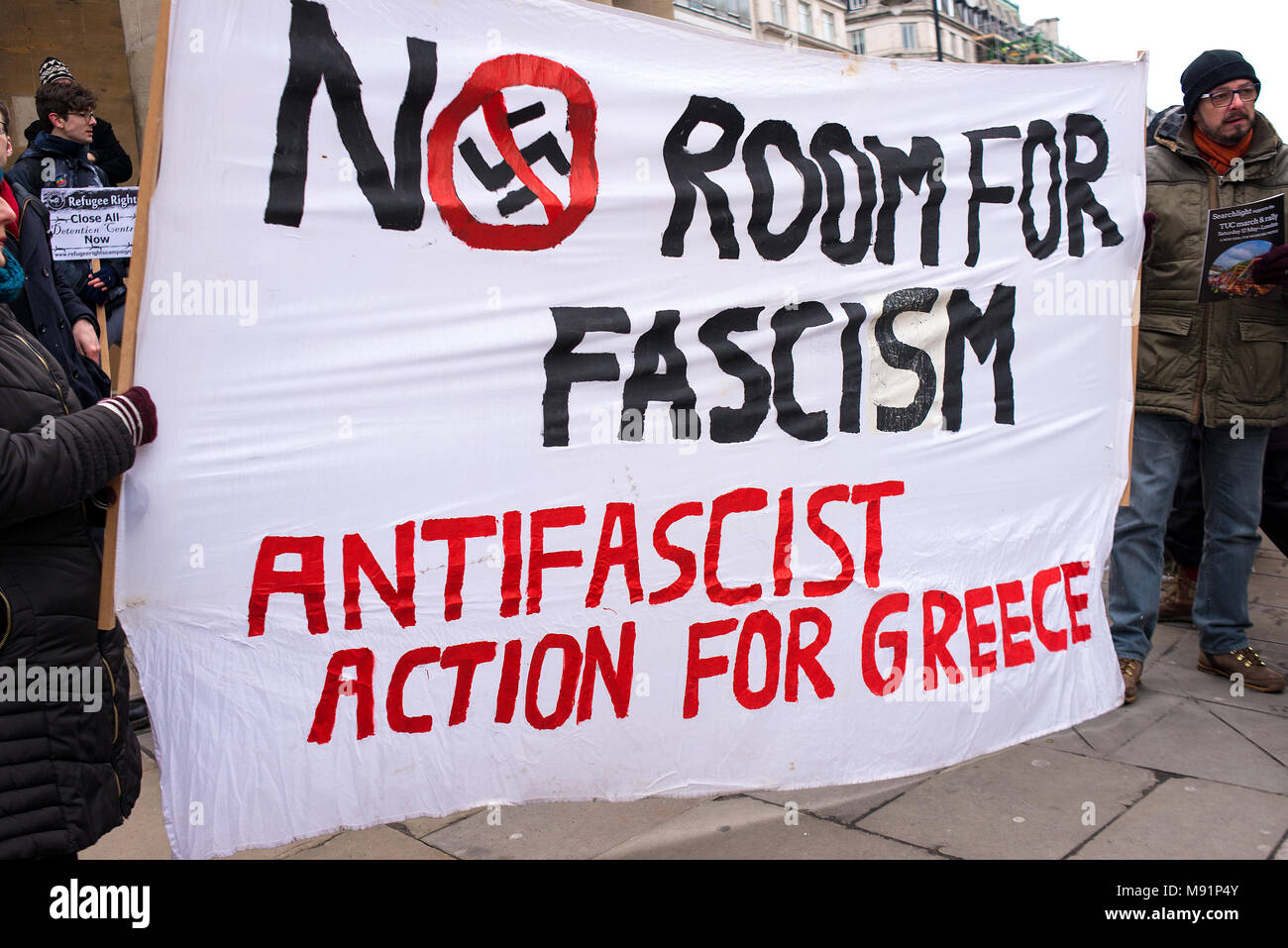 Anti fascist poster hi-res stock photography and images - Alamy