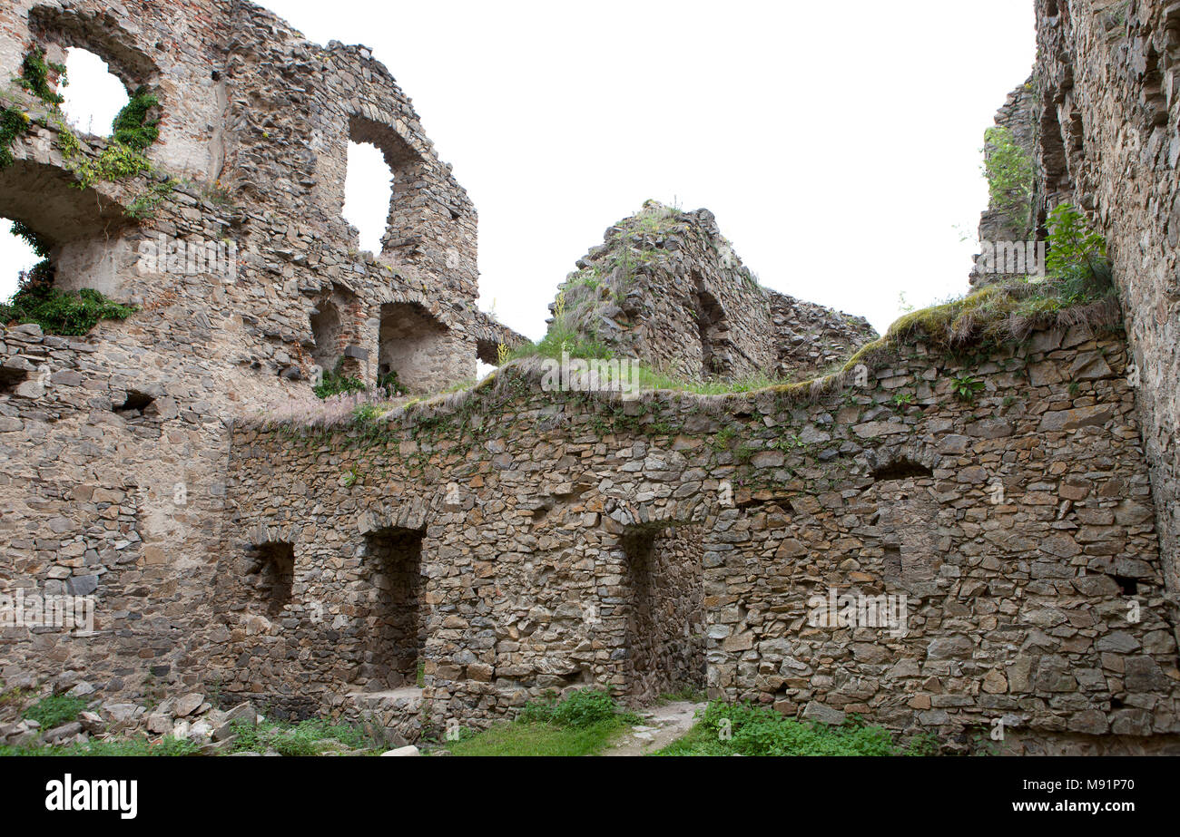 castle, Helfenburk, ruins Stock Photo - Alamy