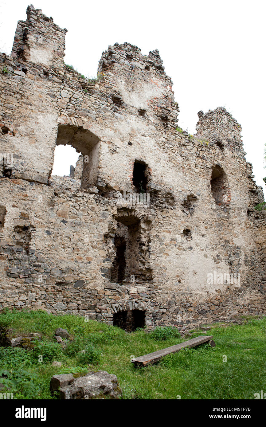 castle, Helfenburk, ruins Stock Photo - Alamy