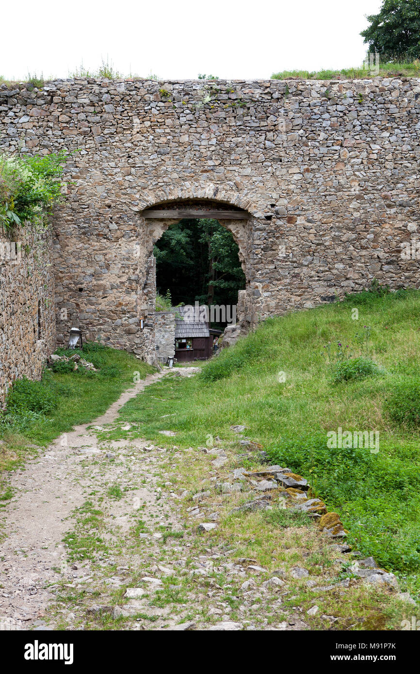 castle, Helfenburk, ruins Stock Photo - Alamy