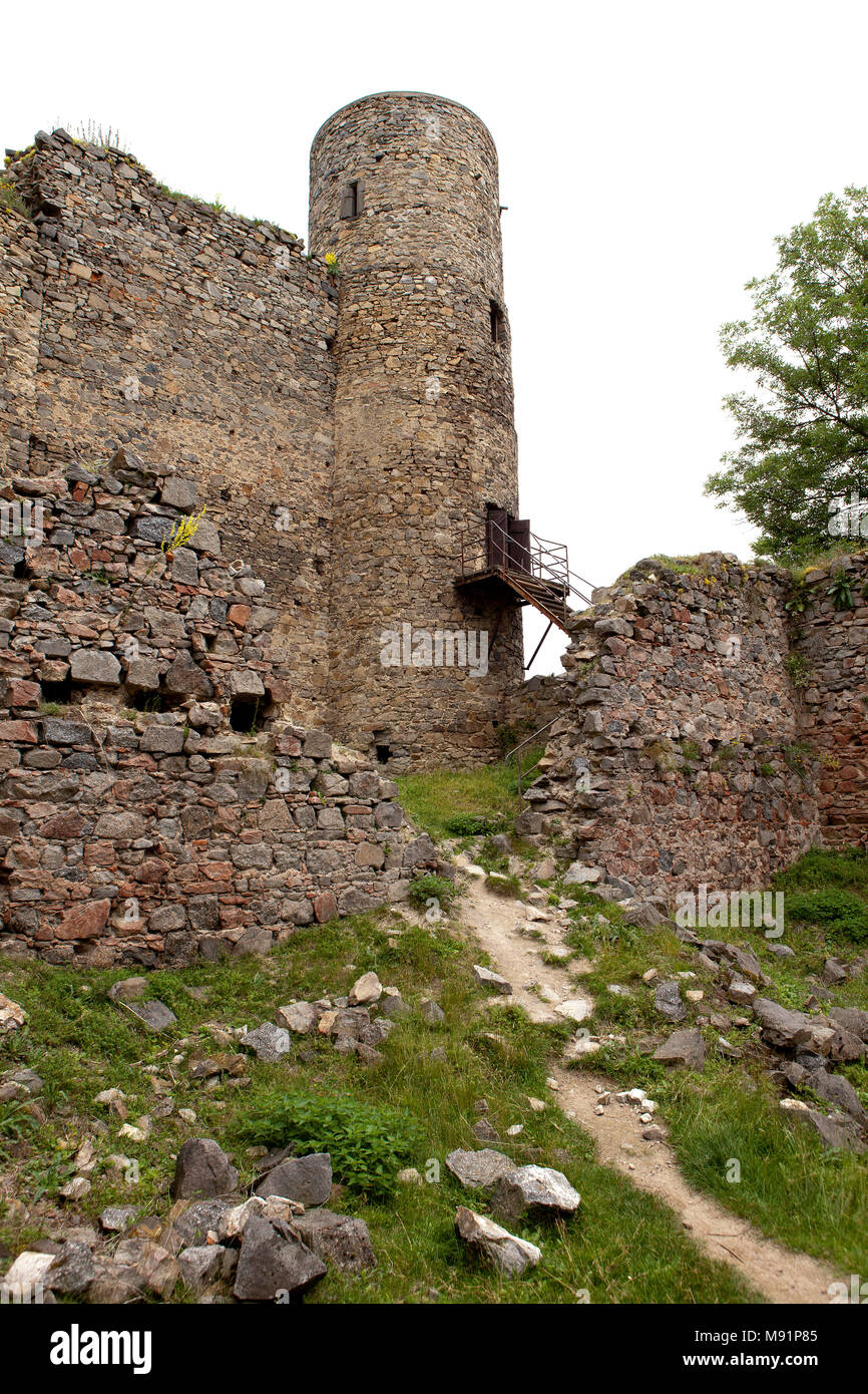 castle, Helfenburk, ruins Stock Photo - Alamy