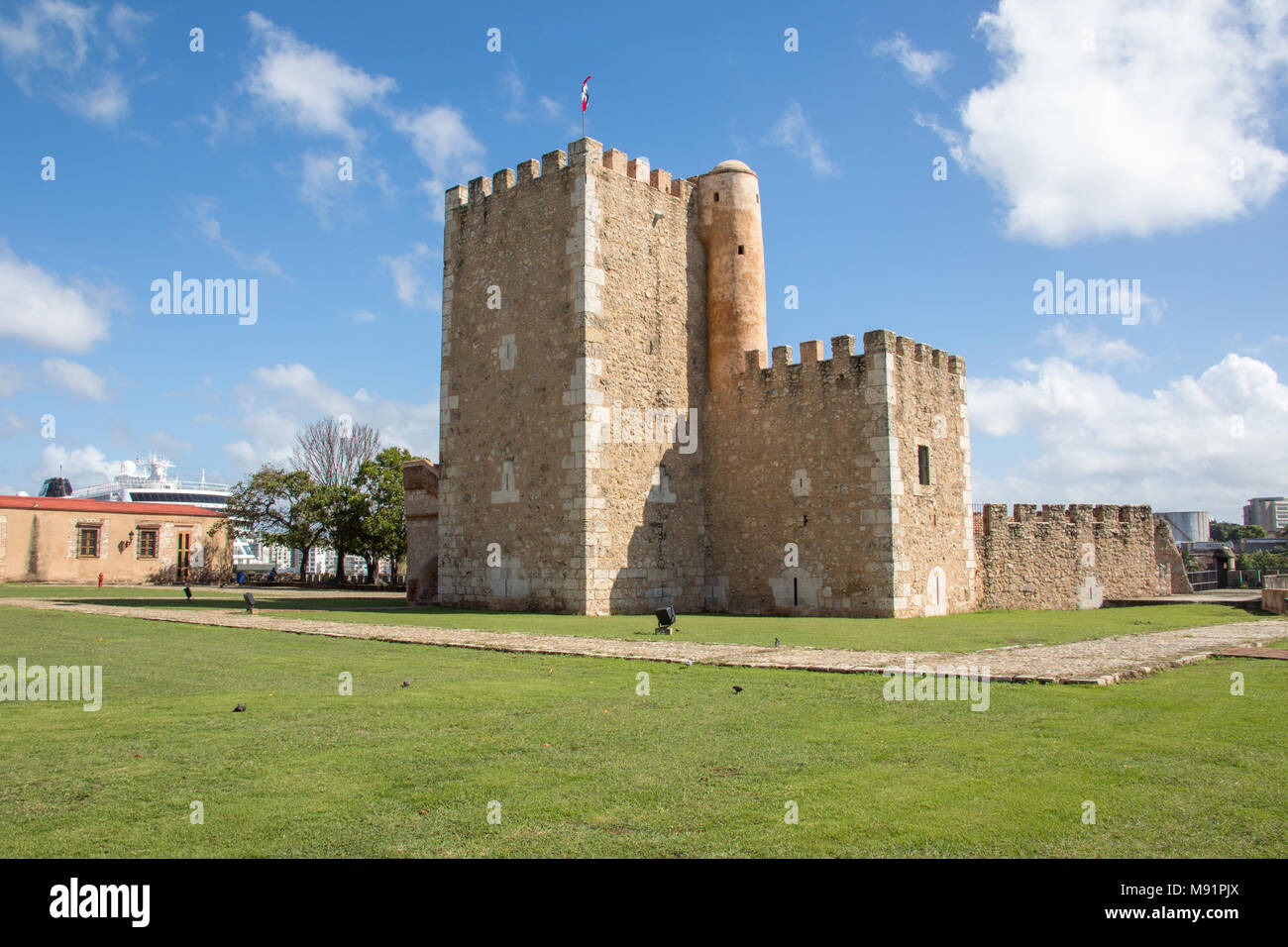 Fortaleza Ozama or Ozama Fortress, Santo Domnigo, Dominican Republic ...
