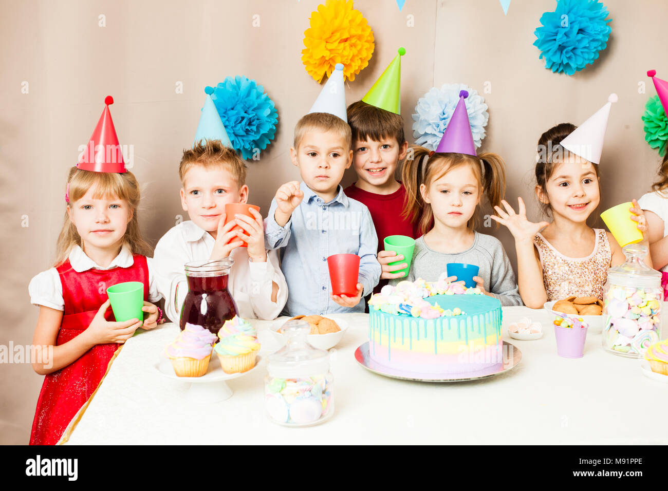 Happy birthday party Stock Photo - Alamy