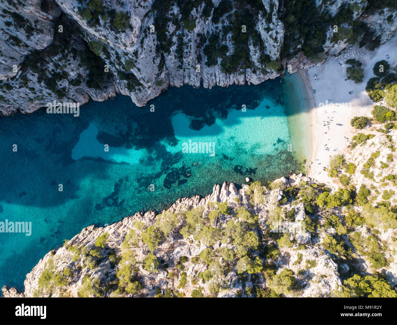 Calanques de Cassis national park near Marseille, France : calanque d ...