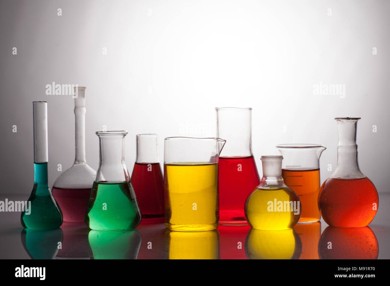 The Laboratory glass Stock Photo - Alamy