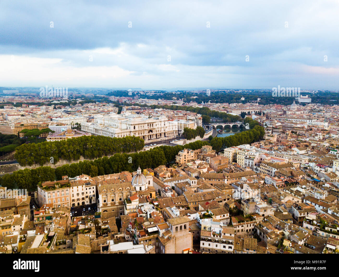 Aerial view rome hi-res stock photography and images - Alamy