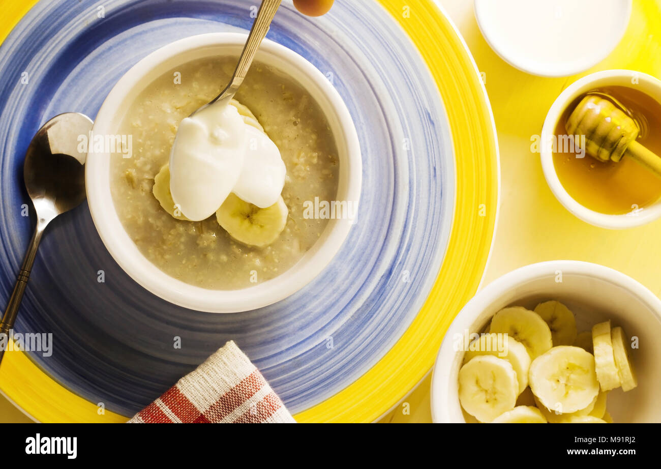 Hot porridge hi-res stock photography and images - Alamy